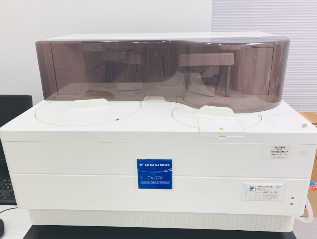 生化学自動分析装置 CA-270（古野電気） | 一般財団法人日本財団母乳バンク｜公式サイト